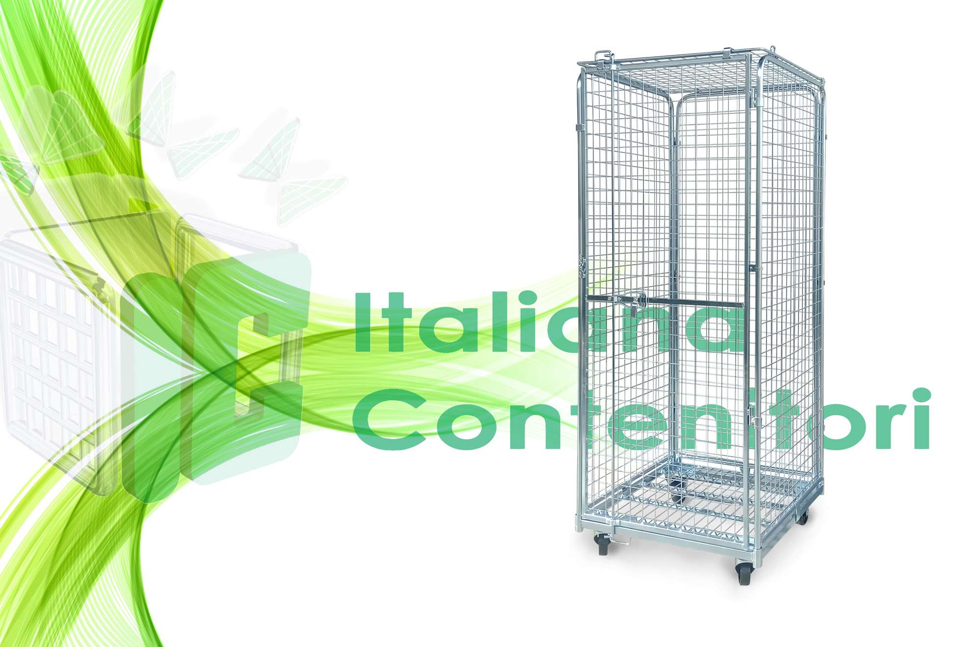 Montaggio di un Carrello Roll Container - italianacontenitori.com